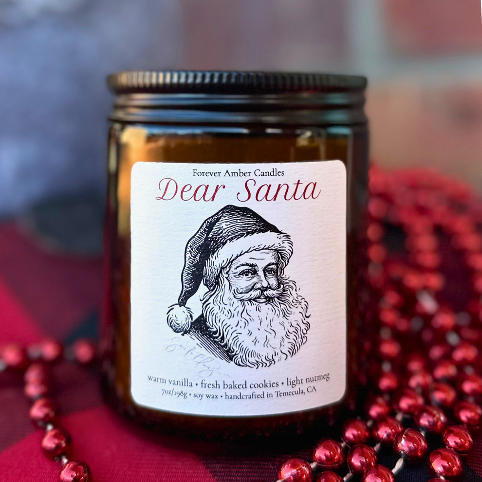 Dear Santa 7oz candle – Forever Amber Candles